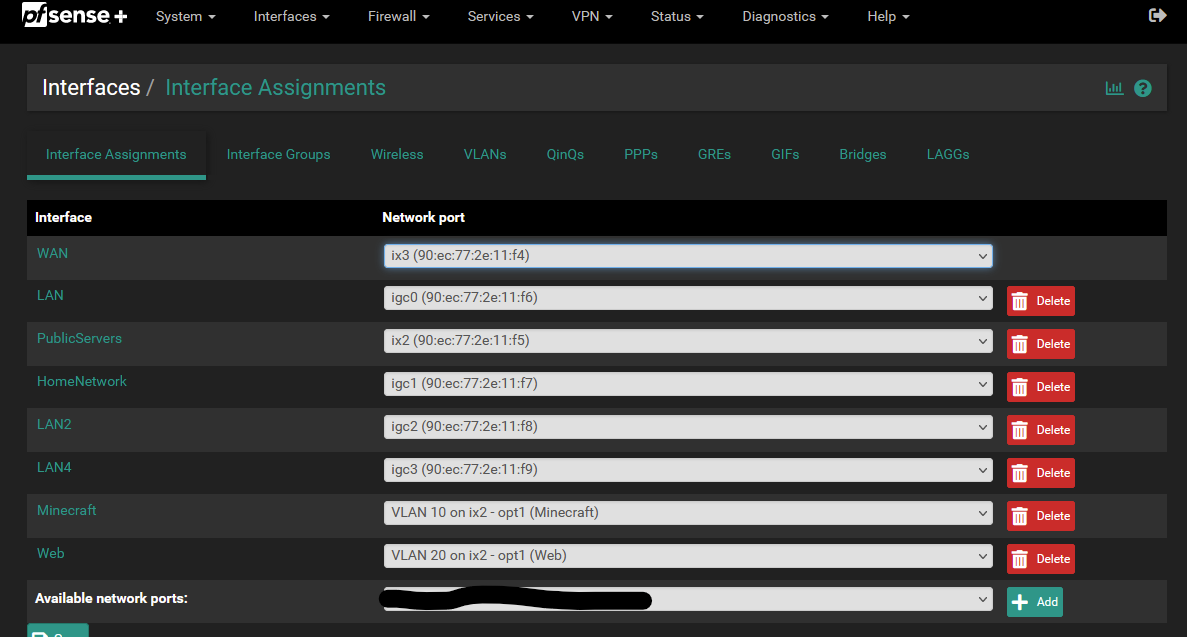PfSense VLANs and Access Between VLANs - Taylor Built Solutions