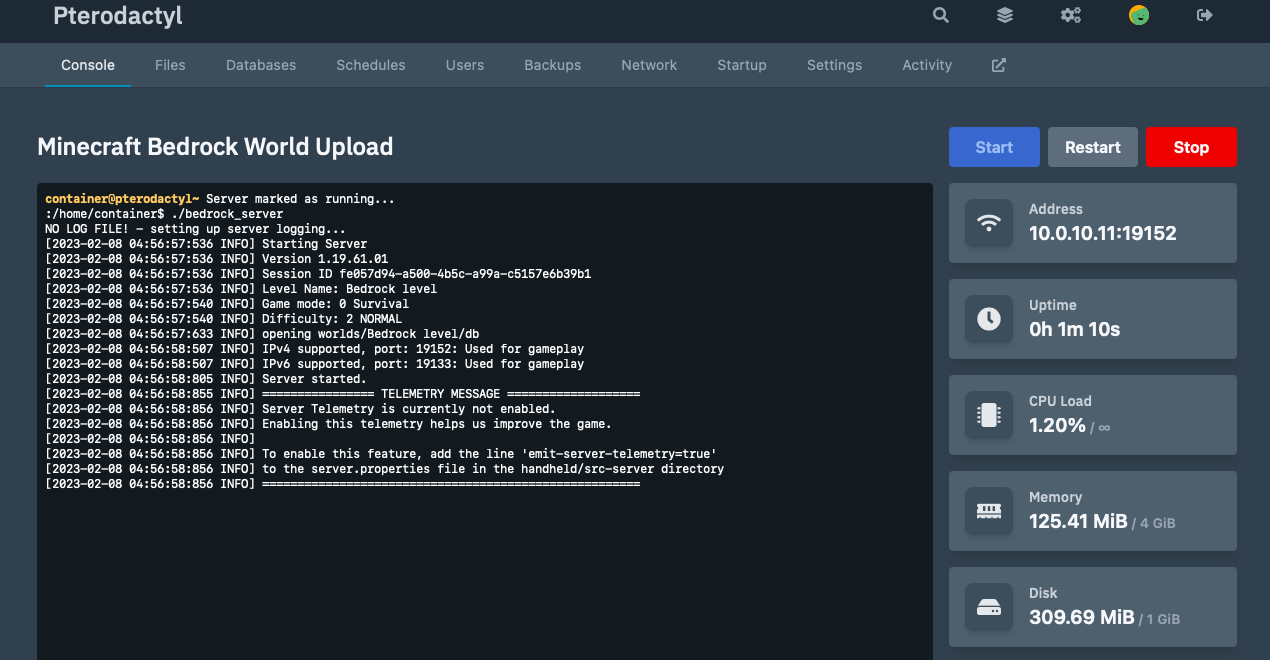 Uploading a Minecraft Bedrock World To A Server With Pterodactyl - Taylor Built Solutions